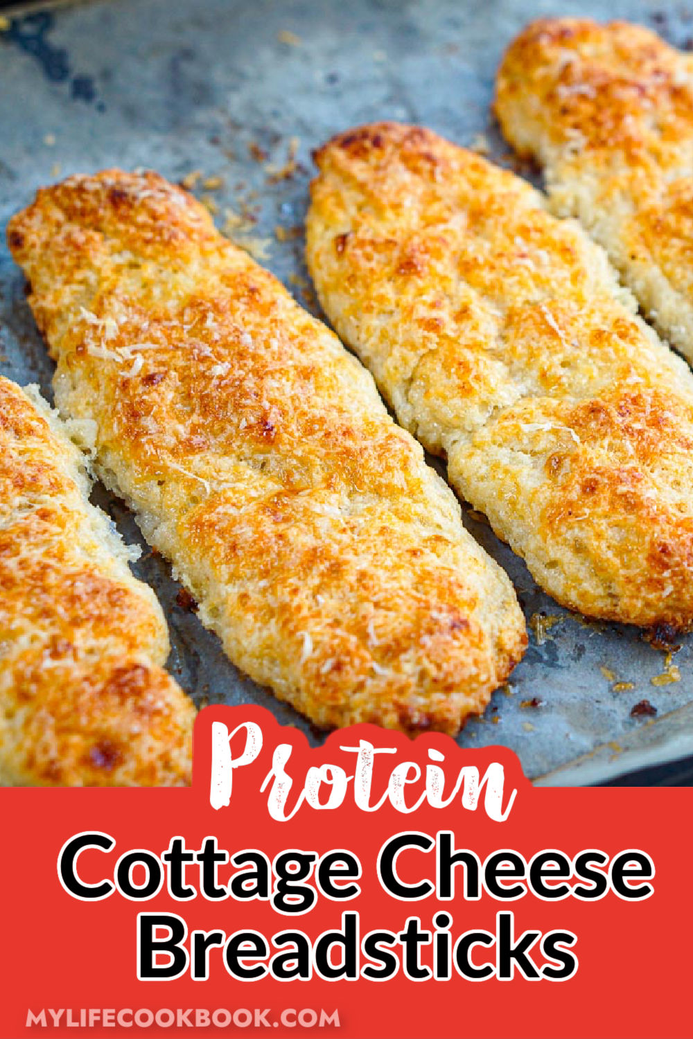 Cottage Cheese Breadsticks Recipe | easy, low carb & high protein