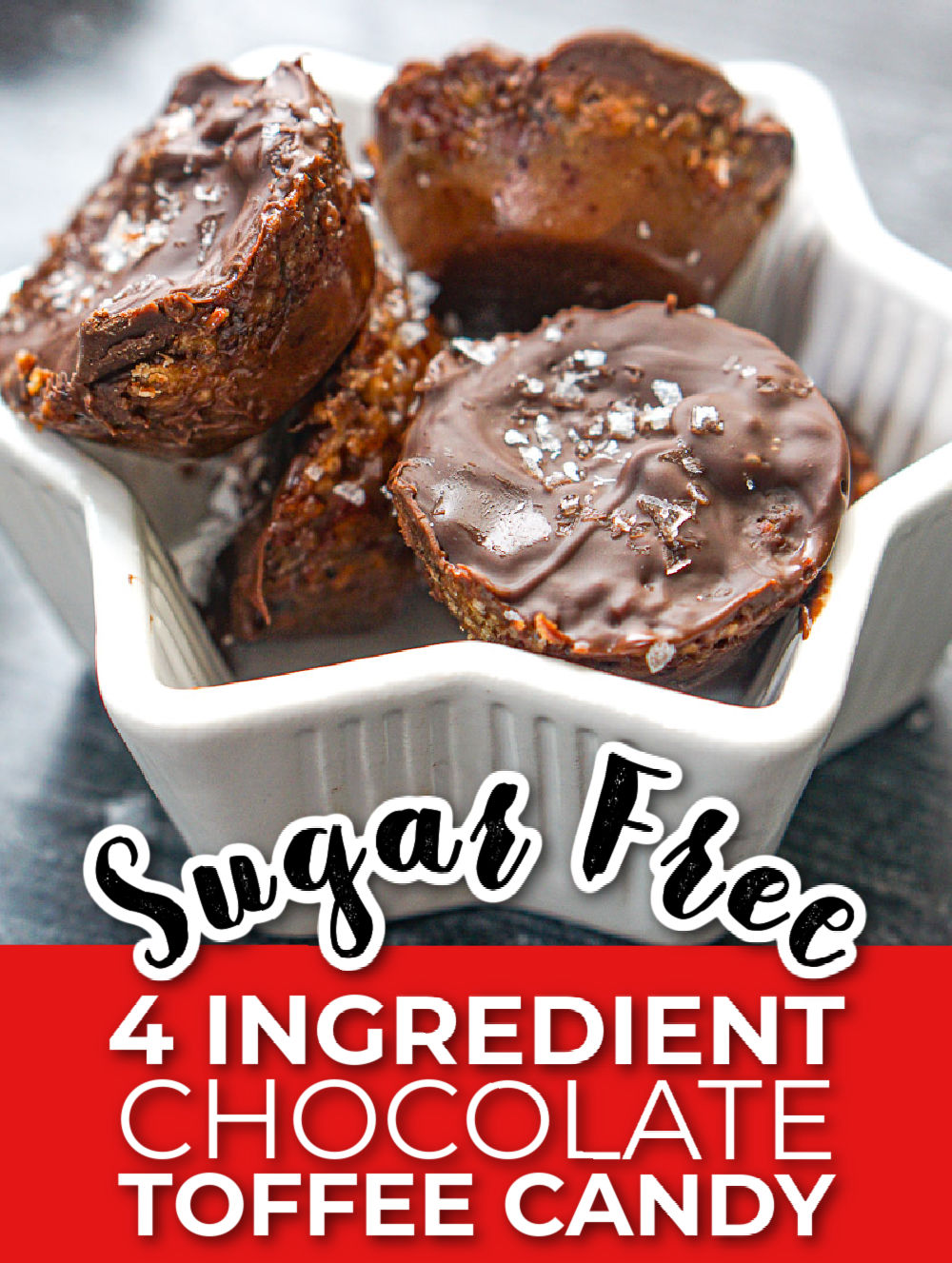 Keto Toffee Candy - like Christmas cracerk candy but sugar free!
